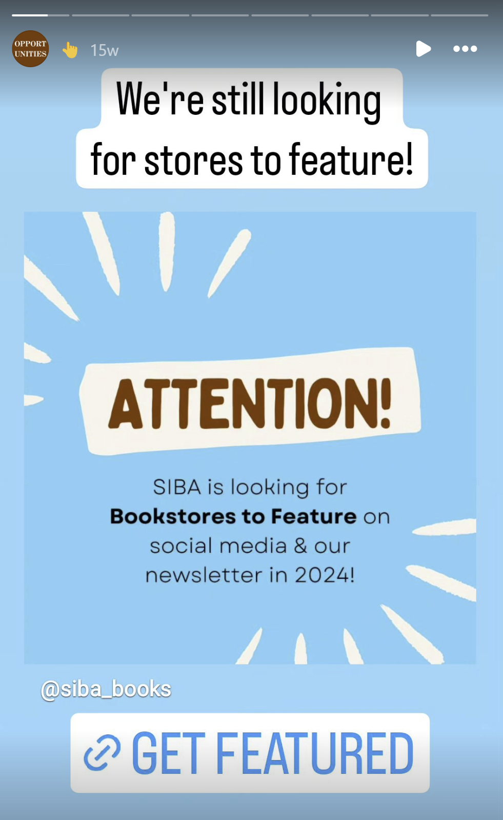 SIBA Newsletter - Southern Indie Booksellers Alliance